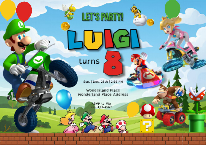 Plantilla Luigi