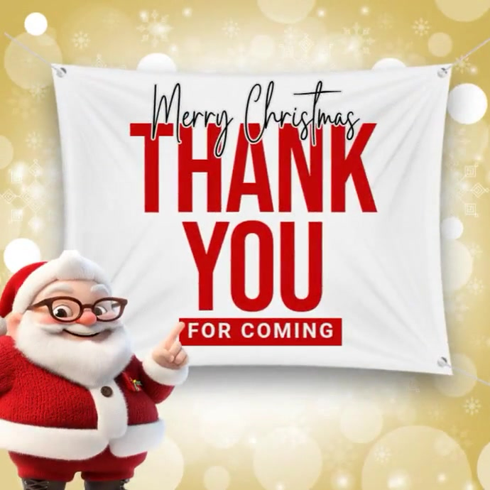 White Joyful Merry Christmas Instagram Post Template | PosterMyWall