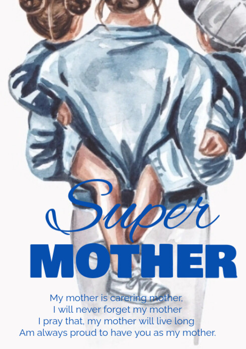 My mother Template | PosterMyWall