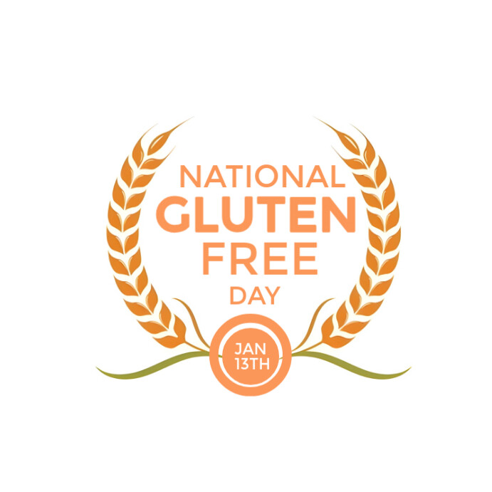 White Joyful National Gluten Free Day Instagram Post Template ...