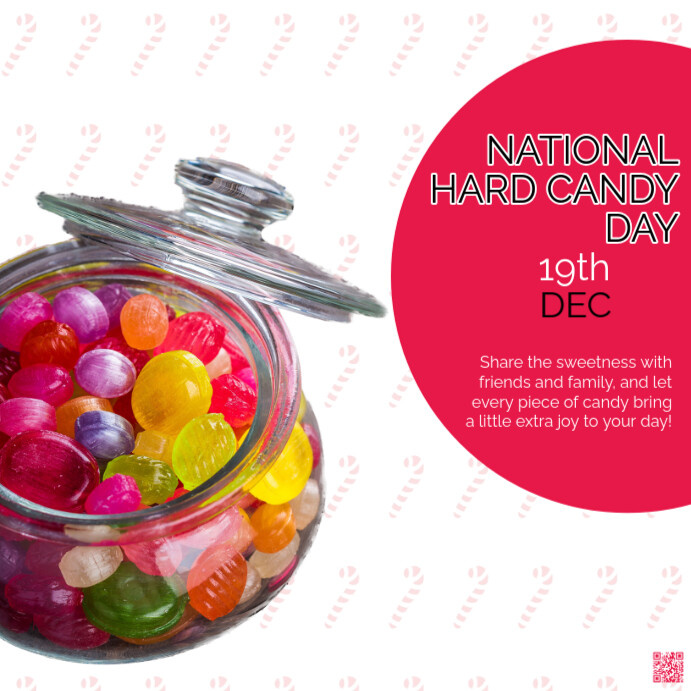 Copy of White Joyful National Hard Candy Day Instagram Post | PosterMyWall