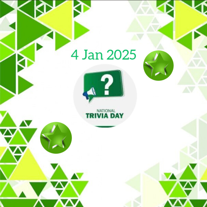 White Joyful National Trivial Day Instagram Post Template | PosterMyWall