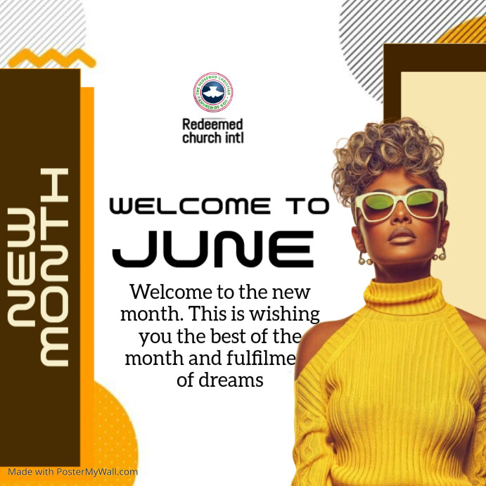 White Joyful New Month Instagram Post Template | PosterMyWall