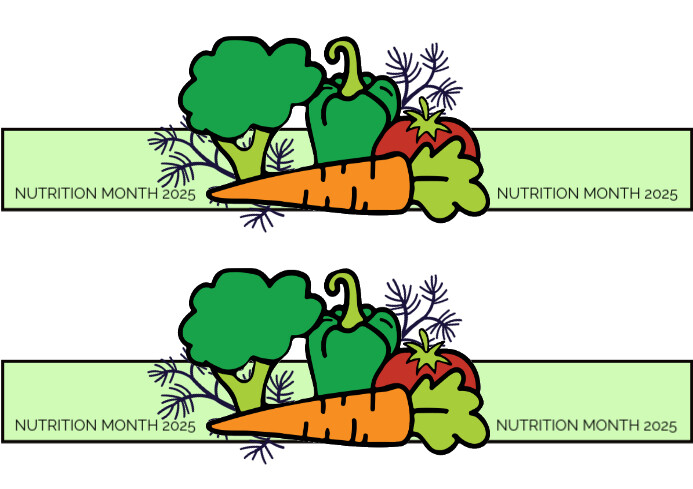 Copy of White Joyful Nutrition Month Headdress A4 | PosterMyWall