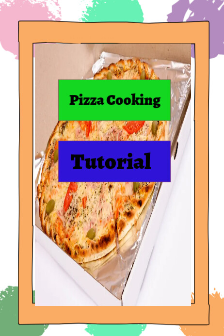 Copy of White Joyful Pizza Cooking Tutorial Poster | PosterMyWall