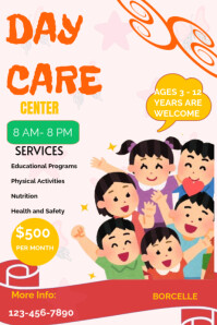 daycare center poster Template | PosterMyWall