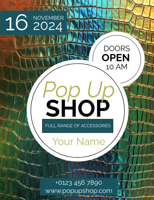 Copy of White Joyful Pop Up Shop Flyer (us Letter) | PosterMyWall