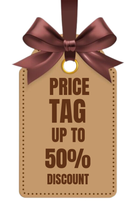 Copy of White Joyful Price Tag Poster | PosterMyWall