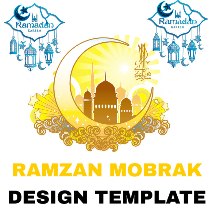 Plantilla de White Joyful Ramzan Logo Instagram Post | PosterMyWall