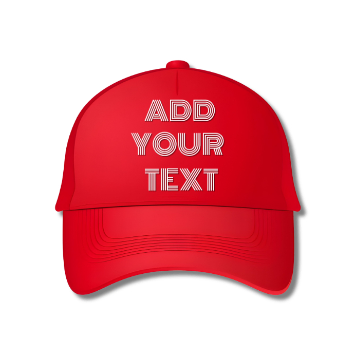 White Joyful Red Baseball cap Instagram Post Template | PosterMyWall