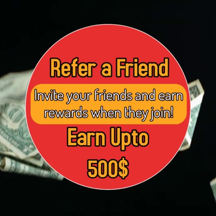 White Joyful Referral Program Vido Instagram Post Template | PosterMyWall