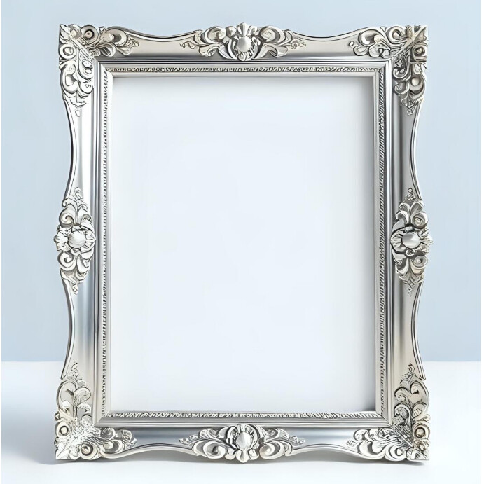 Copy of White Joyful Silver Family Photo Frame Instagram Post ...