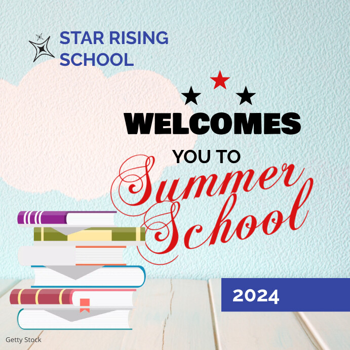White Joyful Summer School Instagram Post Template | PosterMyWall