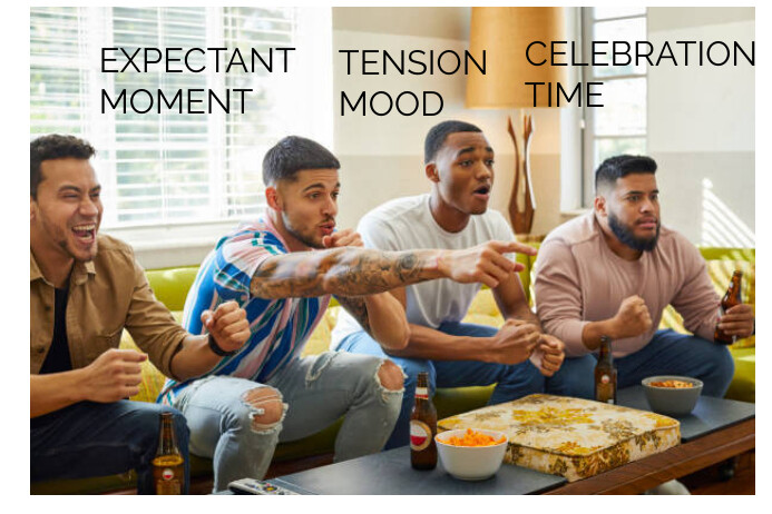 White Joyful Tension Moment Poster Template | PosterMyWall