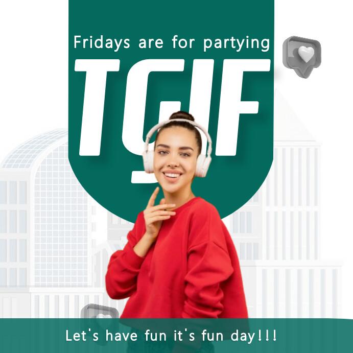 Copy of White Joyful Tgif Instagram Post | PosterMyWall