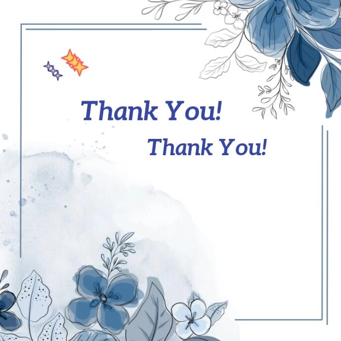Copy of White Joyful Thank You Instagram Post | PosterMyWall