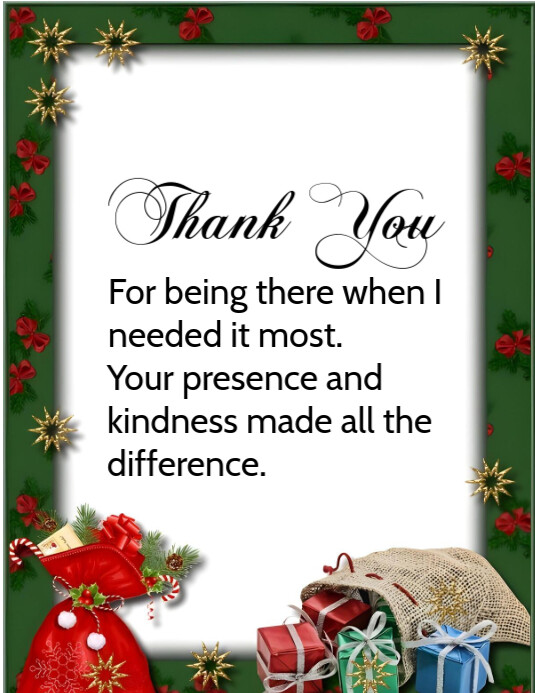 White Joyful Thank You Note Flyer (us Letter) Template | PosterMyWall