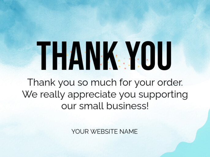 White Joyful Thank You Posts And Thank You Wishes Presentation Template ...