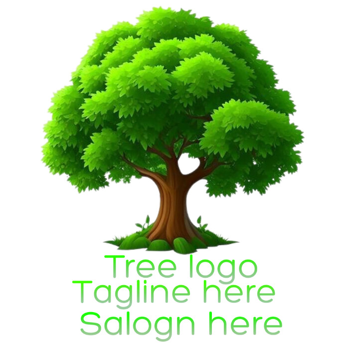 Copy of White Joyful Tree Logo Logo | PosterMyWall