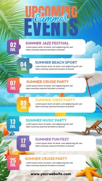 Copy of White Joyful Upcoming Summer Event Instagram Story | PosterMyWall