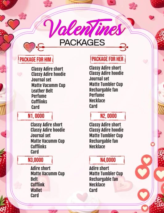 White Joyful Valentines Package Flyer (us Letter) Template | PosterMyWall