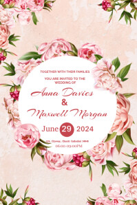 Wedding Card Design Template | PosterMyWall