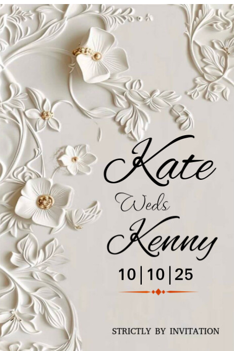 White Joyful Wedding Invitation Card Background Design Template Poster ...