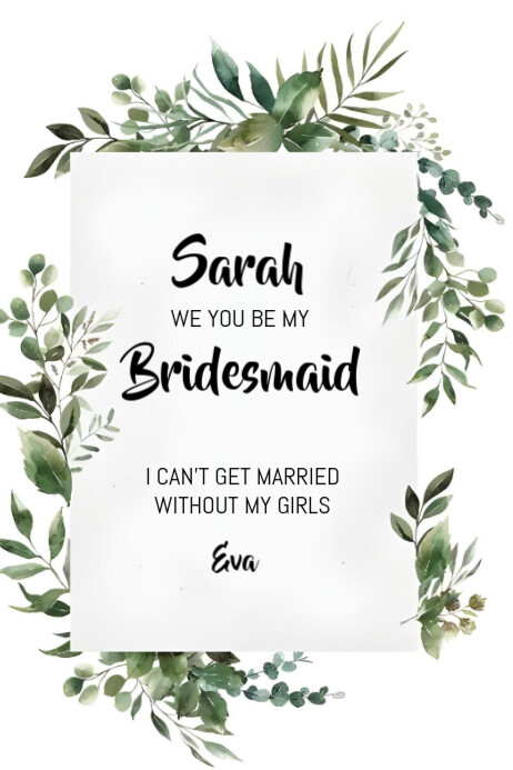 White Joyful Wedding Invitation Poster Template | PosterMyWall