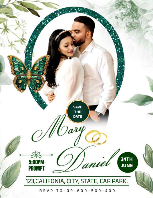 White Joyful Wedding Invitation Template Desi | PosterMyWall