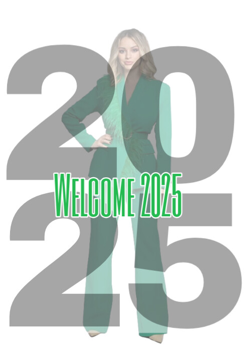 White Joyful Welcome 2025 A4 Template | PosterMyWall
