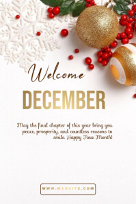 Welcome to December Template | PosterMyWall