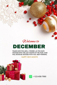 Welcome to December Template | PosterMyWall