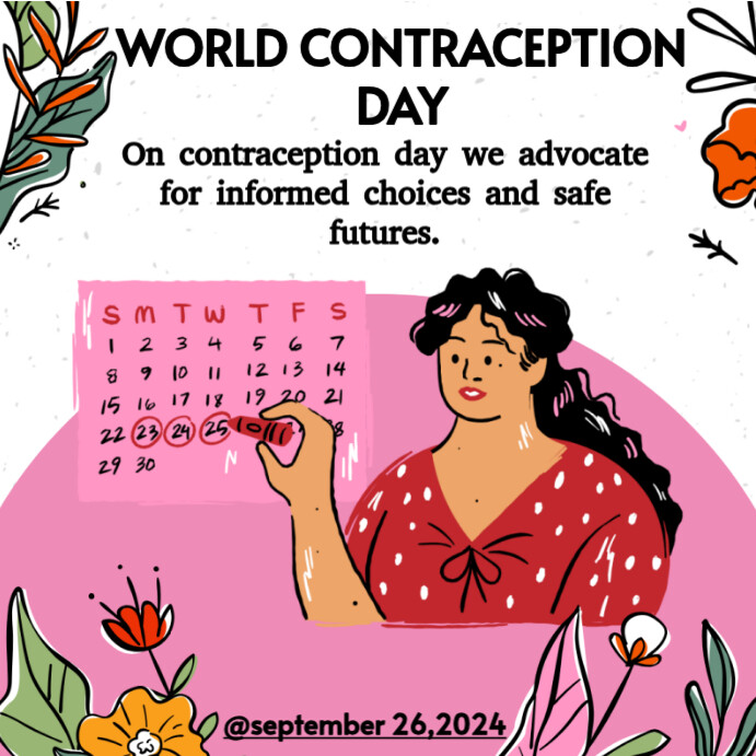 White Joyful World Contraception Day Instagr Template | PosterMyWall