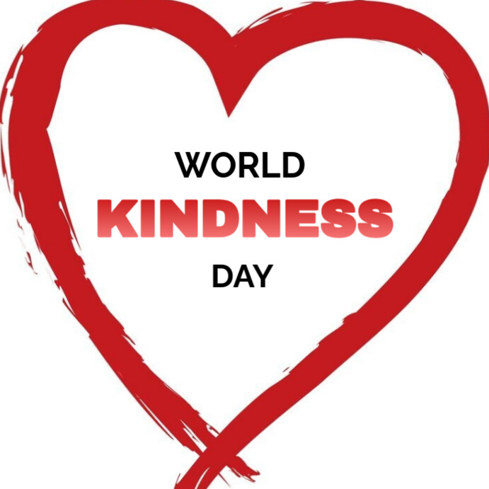 White Joyful World Kindness Day Instagram Post Template | PosterMyWall