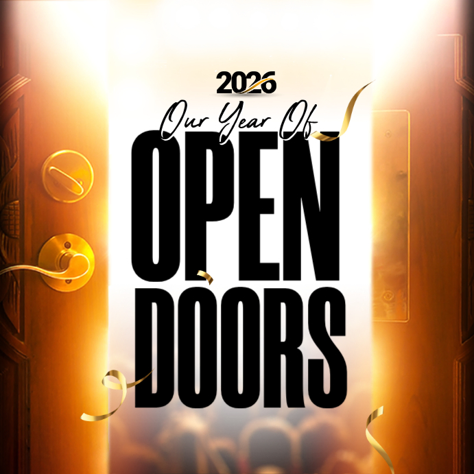 White Joyful Year Of Open Doors Instagram Post Template | PosterMyWall