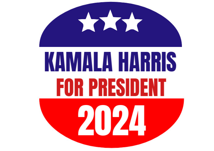 White Kamala Campaign A4 Template | PosterMyWall