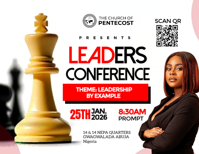 White Leadership Conference Flyer Template | PosterMyWall