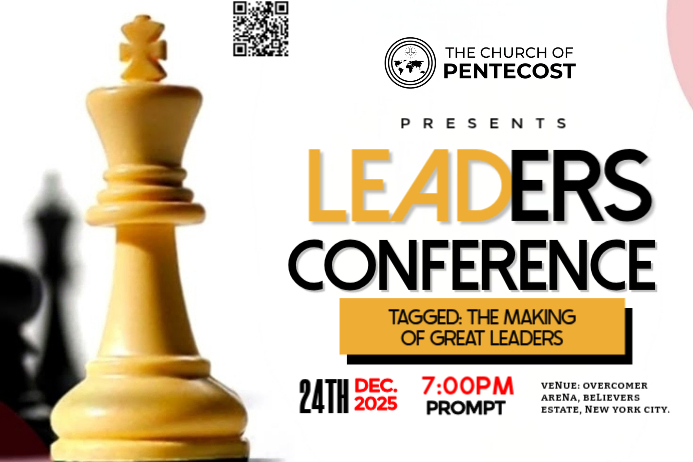 White Leadership Conference Poster Template | PosterMyWall