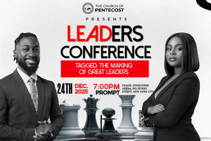 Modèle White Leadership Conference Poster | PosterMyWall