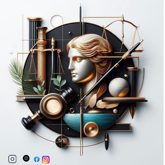 Copy of White Legal Symbol Album Cover | PosterMyWall