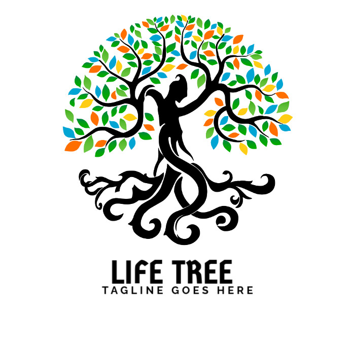 Copy of White Life Tree Logo | PosterMyWall
