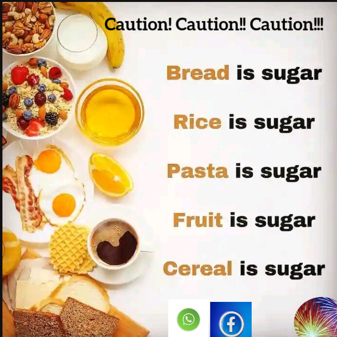 White List-based Caution Foods And Fruit Instagram Post Template ...