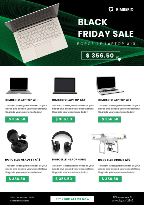 White List-based Electronic Discount Catalog A4 Template | PosterMyWall