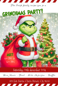 Grinch Party Poster Template | PosterMyWall
