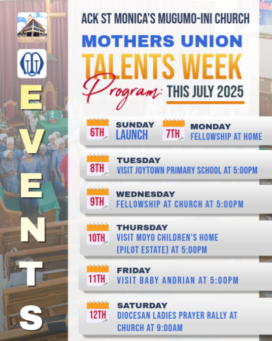 White List-based Mother's Union Church, Weekly Events Instagram ...