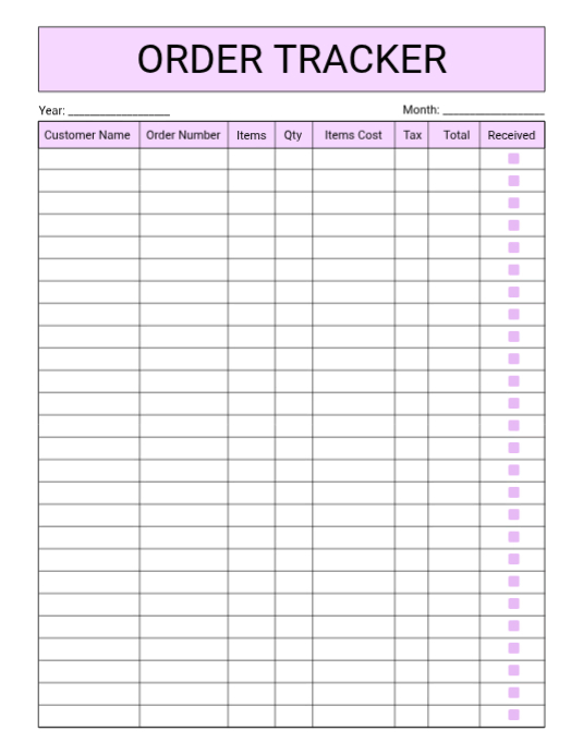 White Order Tracker Flyers Template | PosterMyWall