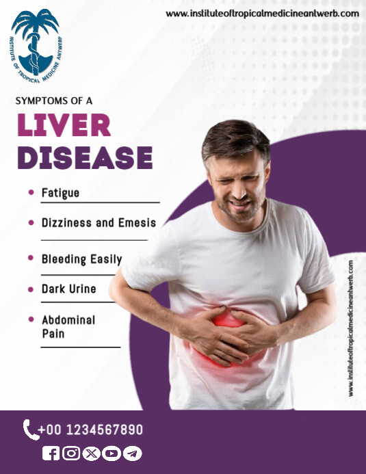 White List-based Symptoms Of Liver Disease Flyer (us Letter) Template ...