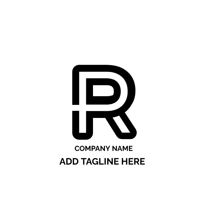 White Logo Design Templat | PosterMyWall