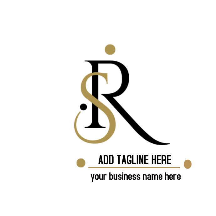 White Logo Logo Templat | PosterMyWall