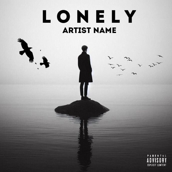 Copy of White Lonely Mixtape Cover Album Cover | PosterMyWall